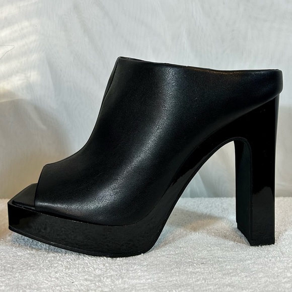 Dkny | Shoes | New Dkny Monoco Womens Open Toe Black Heeled Clog Shoes ...